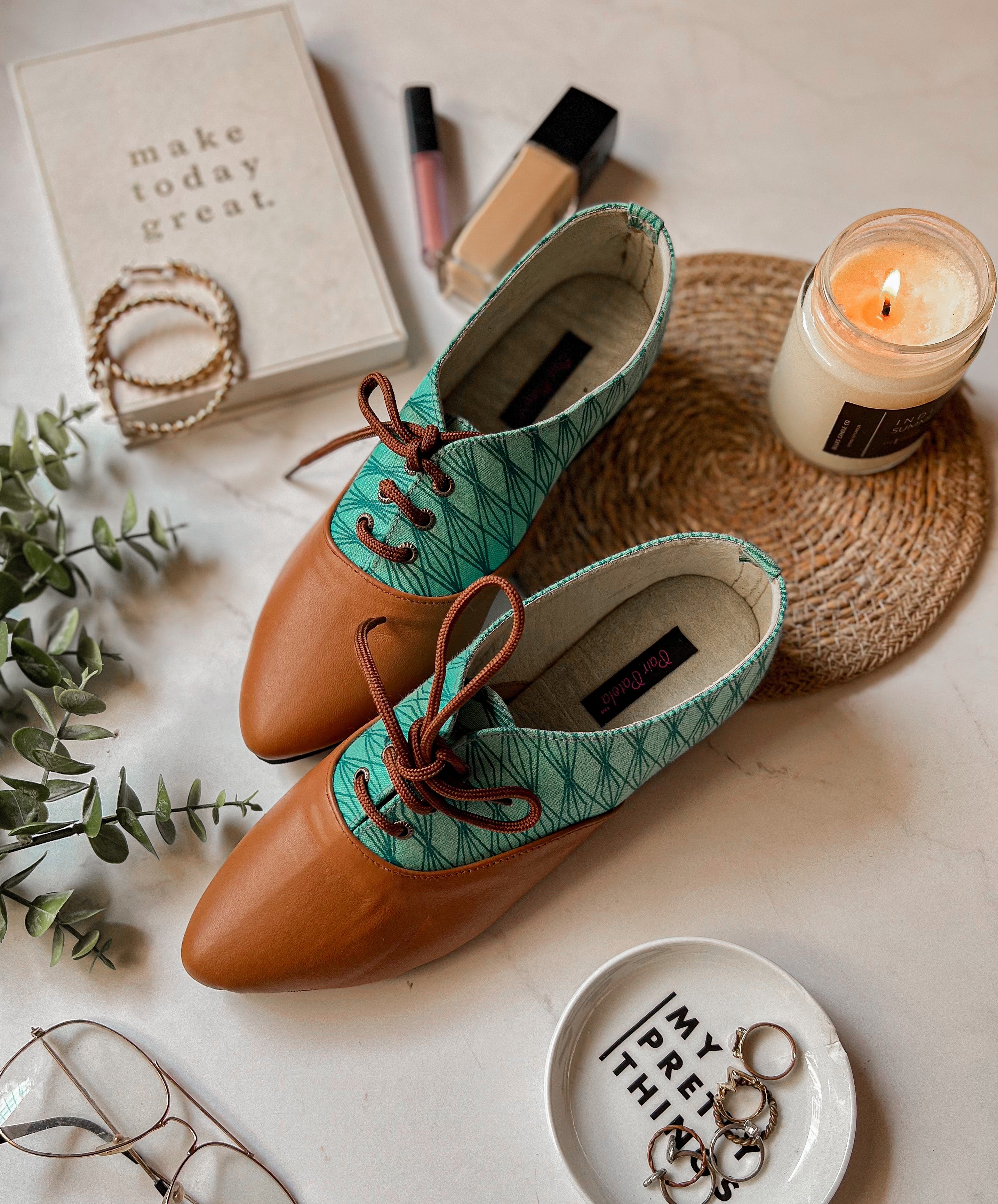 Sapphire Strings Oxfords Shoes – pairpatola